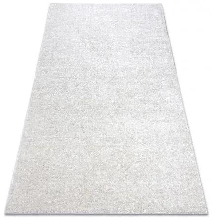 koberec, koberec metráž SANTA FE krémový 031 hladký, Jednotný jedno velikost 400x500 cm | krásné koberce cz
