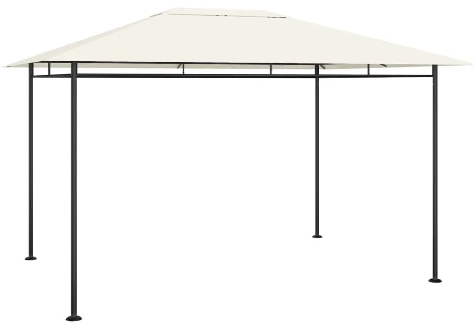 vidaXL Altán 384x281x270 cm krémový 180 g/m²