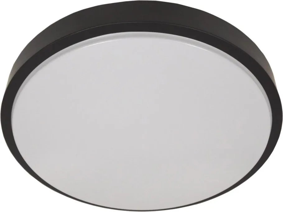 Stropní svítidlo se senzorem WILTON 2xE27/60W/230V pr. 33 cm černá