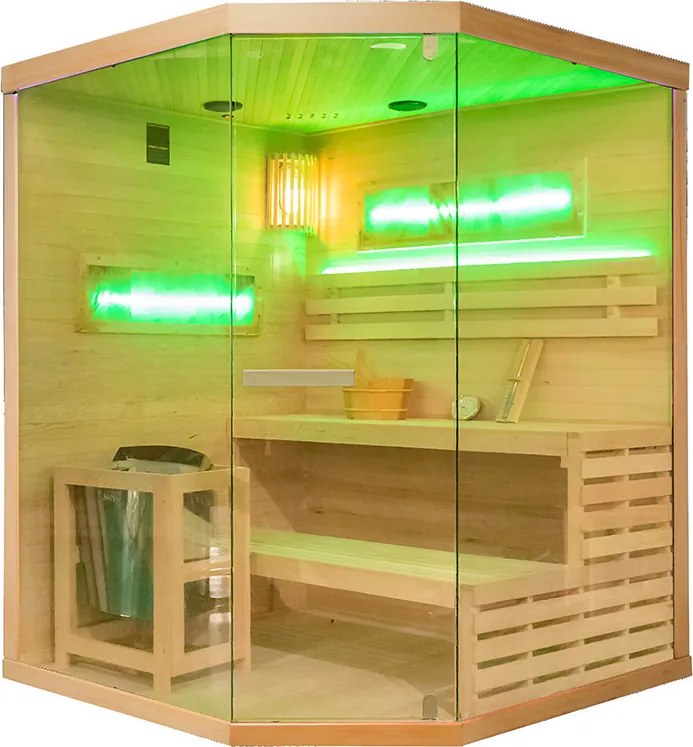 BPS-koupelny Finská sauna Relax 150x150, 4-5 osob