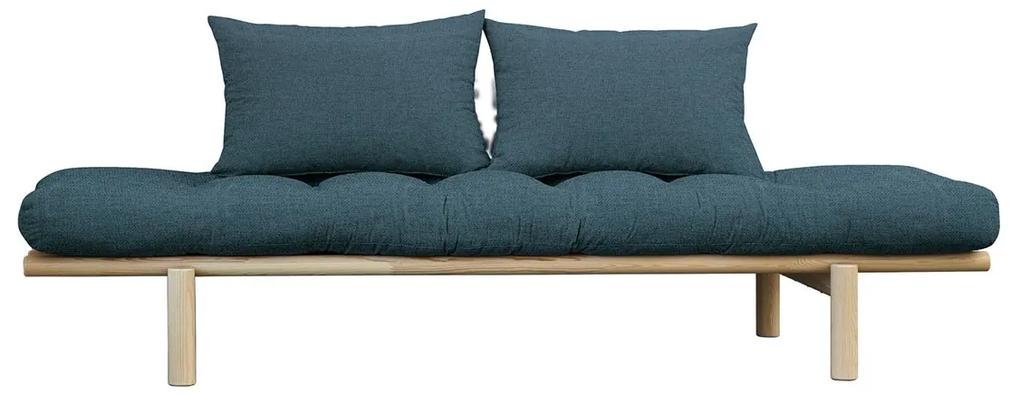 Modrá Pohovka Pace Daybed Clear lacquered/Deep  77 × 200 × 75 cm KARUP DESIGN