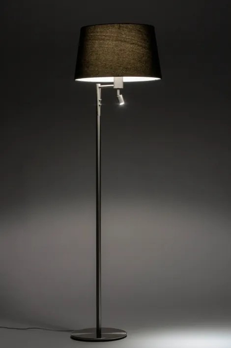 Stojací designová černá lampa La Scale Black Nuo