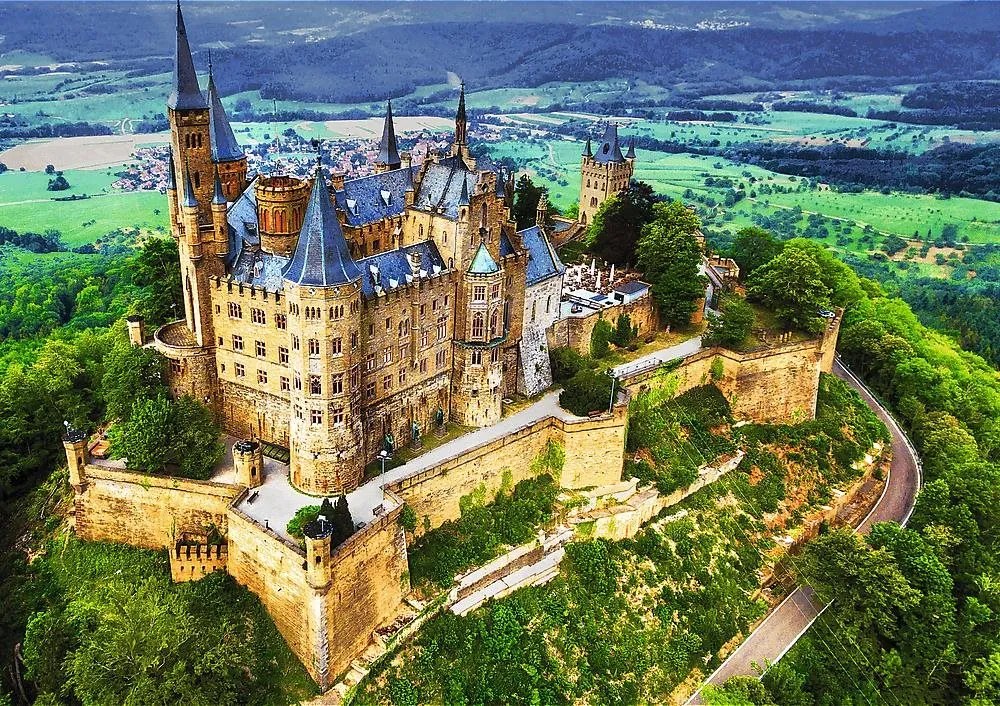 Trefl premium plus photo odyssey: hrad hohenzollern, německo 1000 dílků
