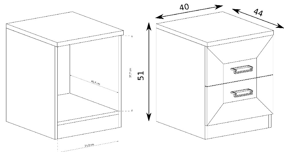 Ložnice TADEUSZ s - dub stoletý