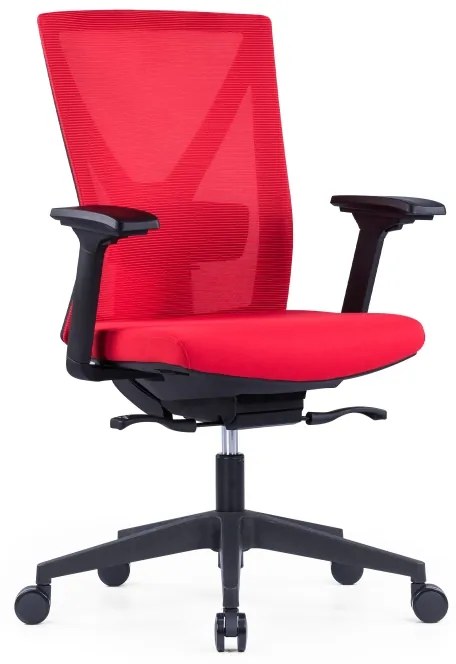 Office Pro Kancelářská ergonomická židle NYON – více barev Červená