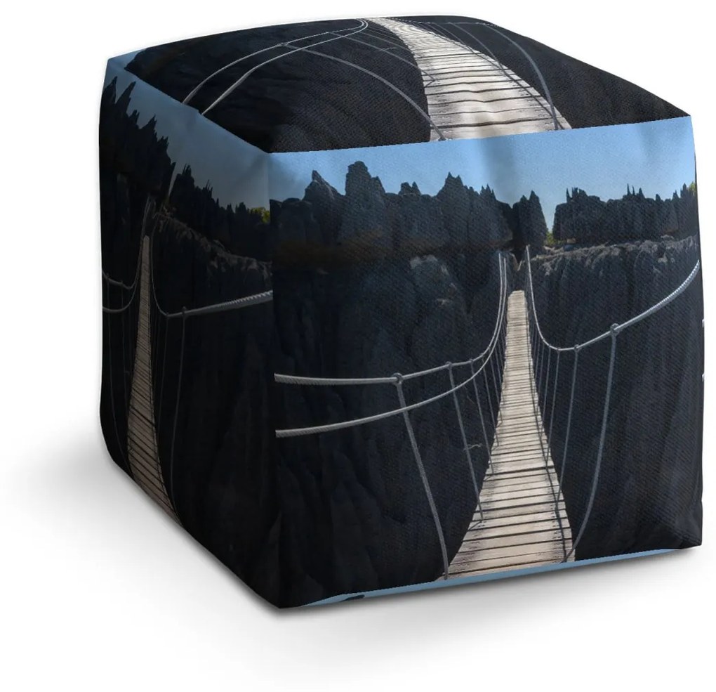 Sablio Taburet Cube Visutý most: 40x40x40 cm