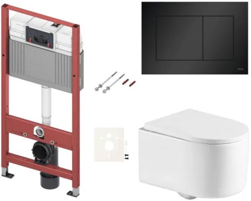 Závěsný wc set do lehkých stěn / předstěnová SAT SIKOTSTOR72414