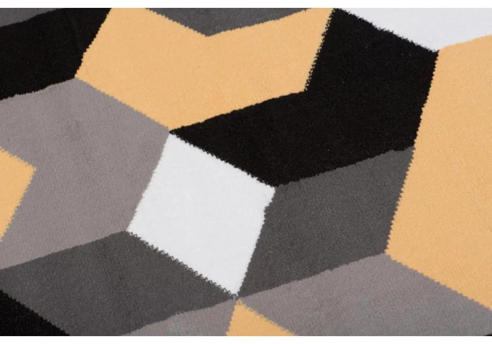 Kusový koberec PP Elma šedožlutý 160x220cm