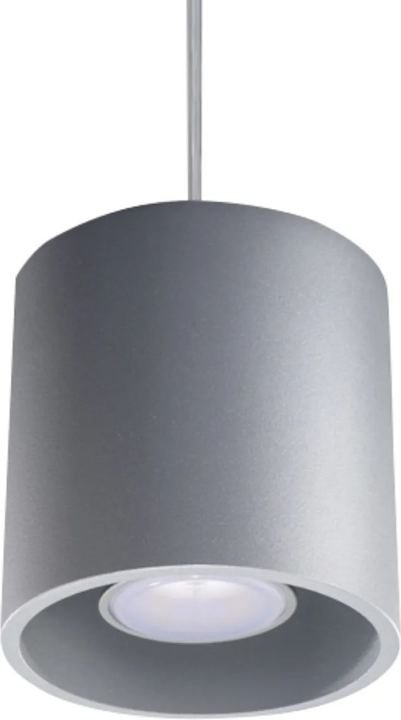 Sollux Lighting Závěsné svítidlo ORBIS 1 šedé