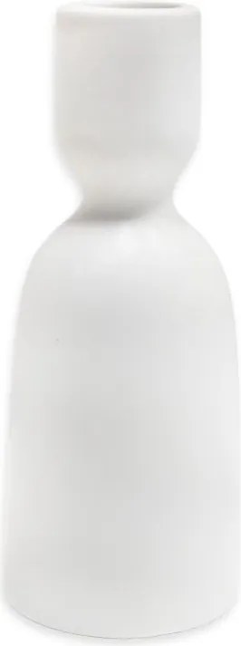 Porcelánový svícen 13 cm bílá
