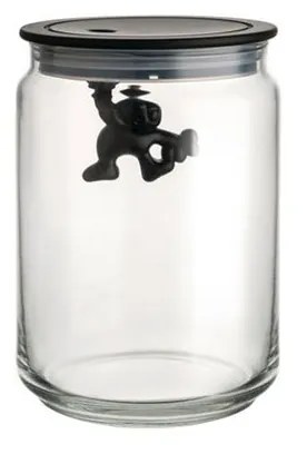 Kuchyňská dóza Gianni Little Man Black 900 ml Alessi