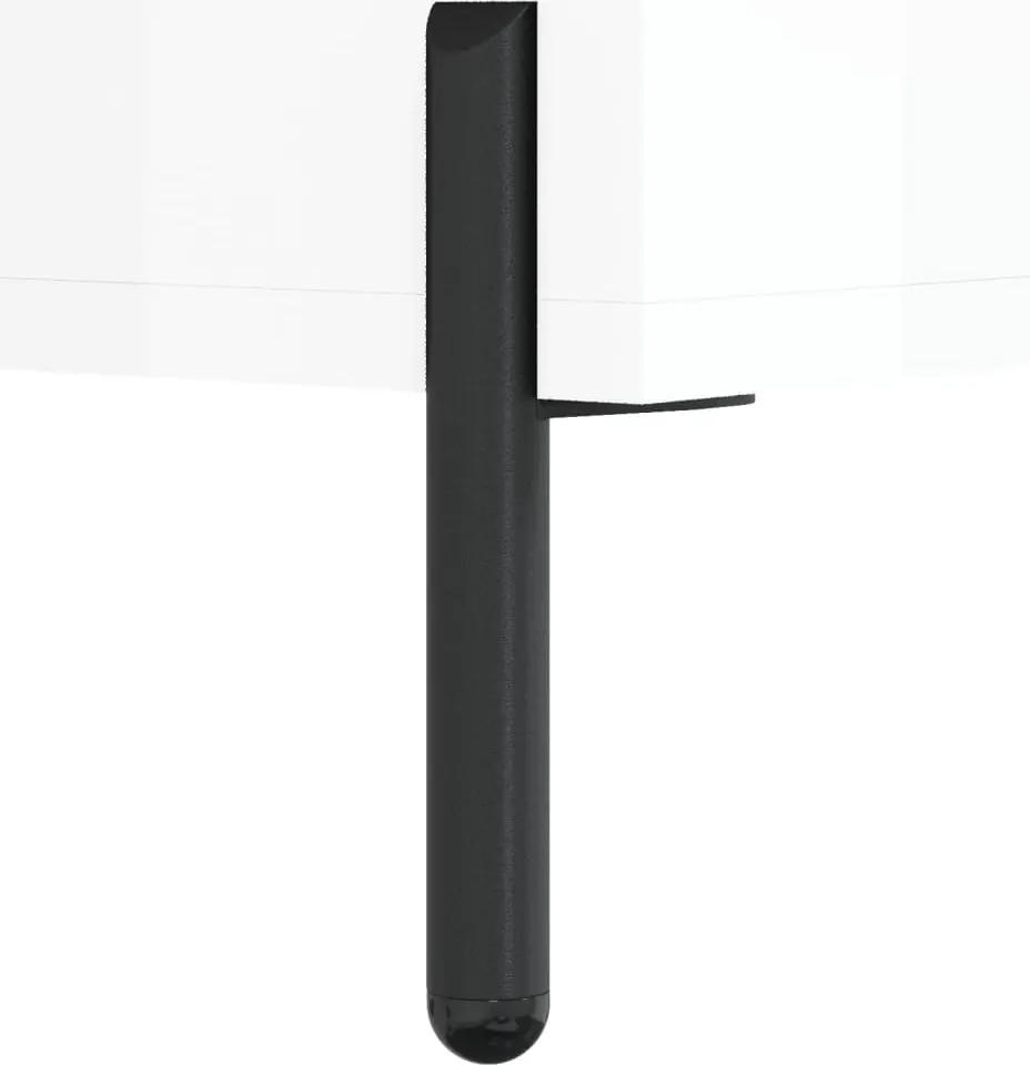 vidaXL Skříň highboard 69,5 x 34 x 180 cm kompozitní dřevo [3195685] Barva: Bílá