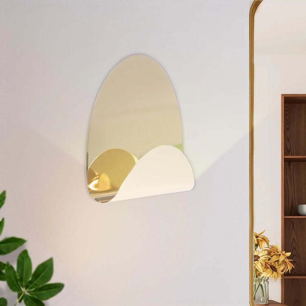 Toolight Toolight, LED nástěnné svítidlo 3W, 4000K, APP1430-W, zlatá lesklá, OSW-07987