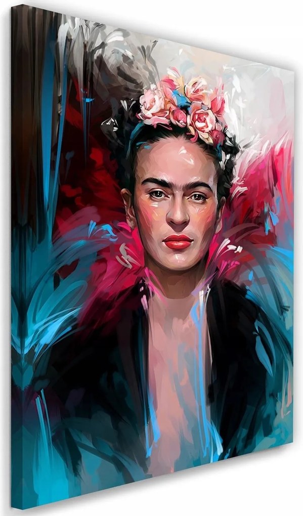 Obraz plátno Frida Kahlo portert malířky 40x60