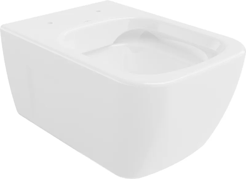 Mexen MARGO Rimless, závěsná wc mísa, 51 x 35 cm, bílá, 3342XX00