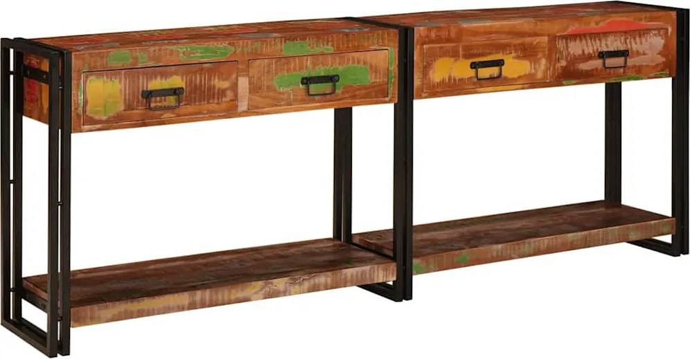 Konzolové stolky 2 ks Vícebarevný 200 x 33 x 75 cm 3324228