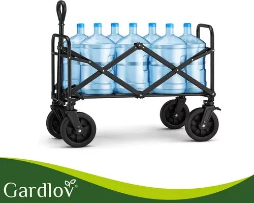 Skládací plážový přepravní vozík 90 l – nosnost 100 kg