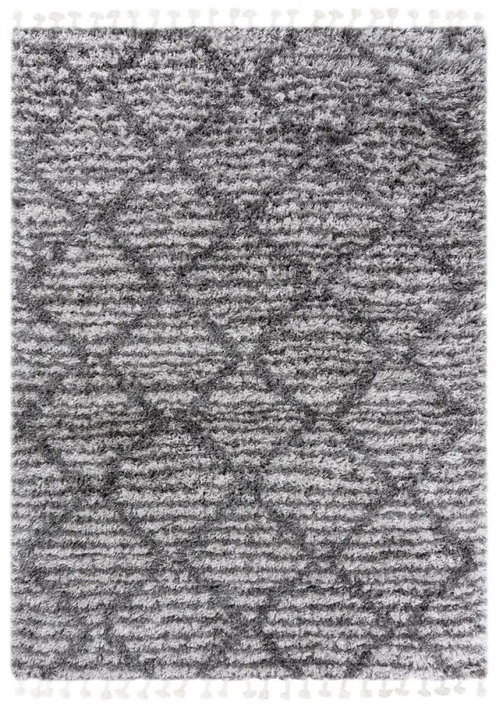 Kusový koberec shaggy Atika šedý, Velikosti 120x170cm