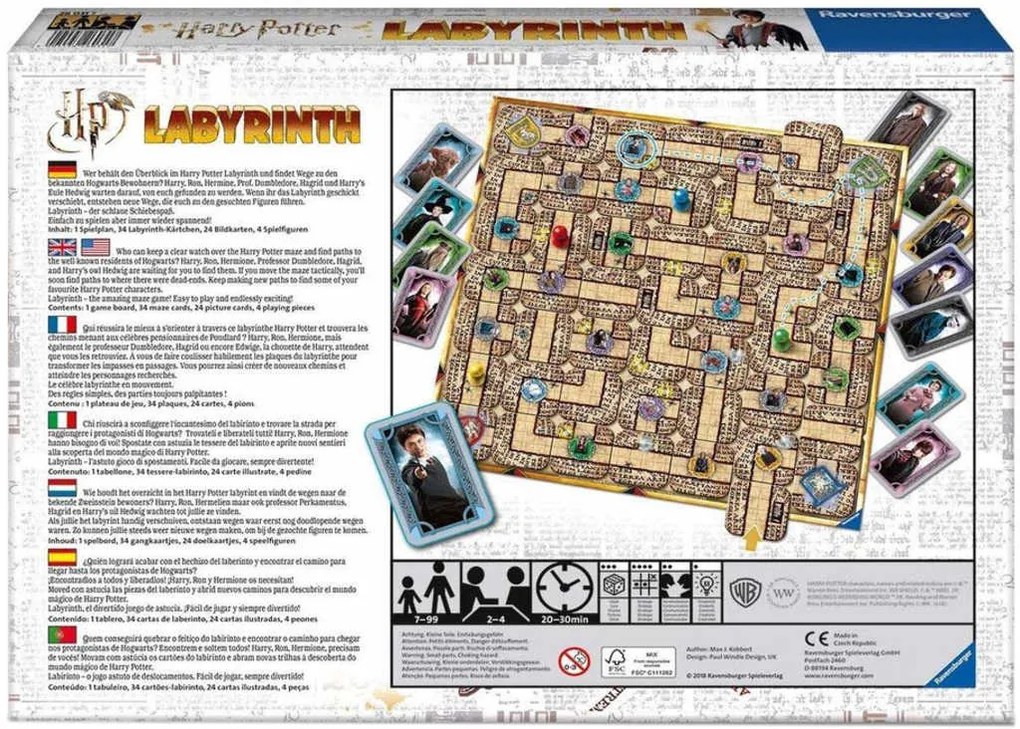 RAVENSBURGER Hra Labyrinth Harry Potter *SPOLEČENSKÉ HRY* 2426082