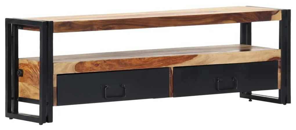 247451 vidaXL TV stolek 120 x 30 x 40 cm masivní sheeshamové dřevo