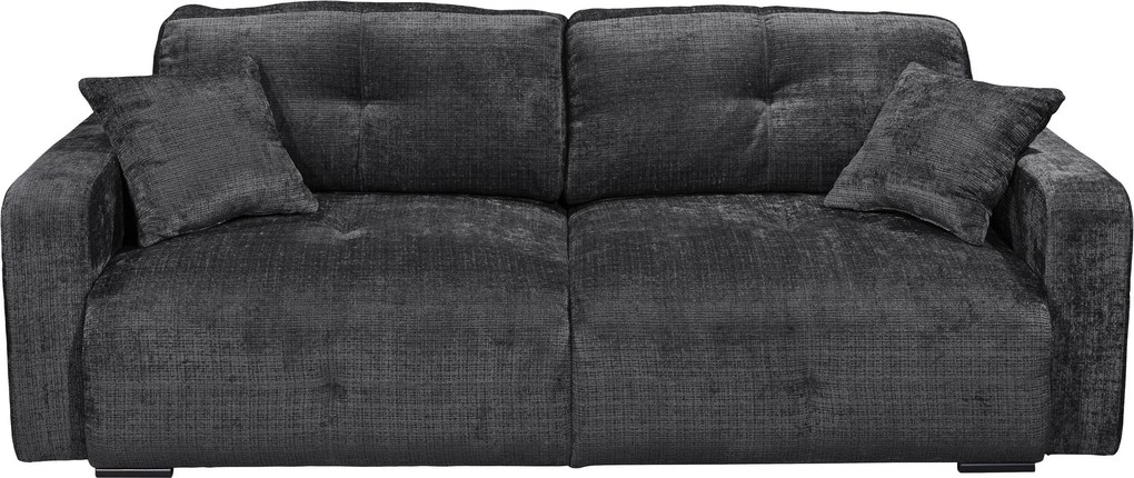 XXXLutz ROZKLÁDACÍ POHOVKA, textil, černá MID.YOU - Rozkládací pohovky - 002220054403