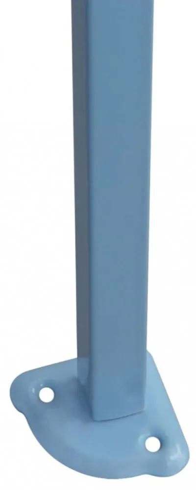 Skládací party stan s bočnicemi 3 x 6 m Dekorhome Modrá