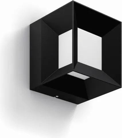 PH 16480/30/P0 LED Venkovní nástěnné svítidlo Philips Parterre 16480/30/P0 černé 2700K - PHILIPS (915005377201)