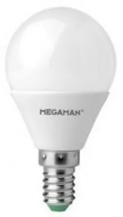 MEGAMAN® MEGAMAN LED Lustre P45 5.5W/40W E14 4000K 470lm NonDim 15Y opal