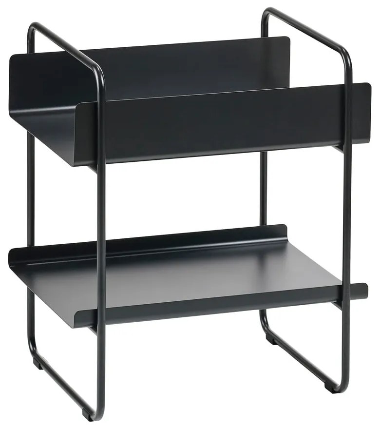 Černý kovový konzolový stolek 36x48 cm A-Console – Zone
