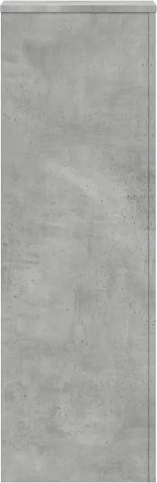 Stojany na rostliny 2 ks betonově šedé 33x33x100 cm kompozit 3307885