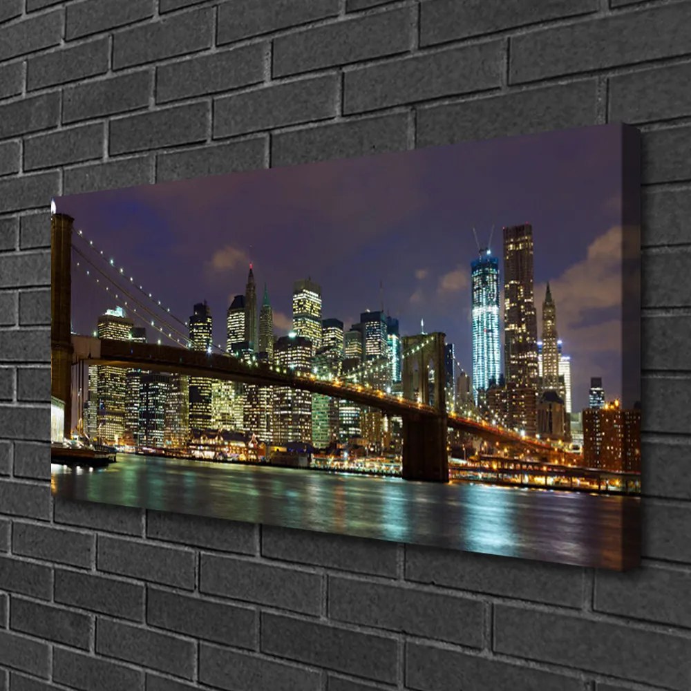 Obraz na plátně Město Most Architektura 100x50 cm