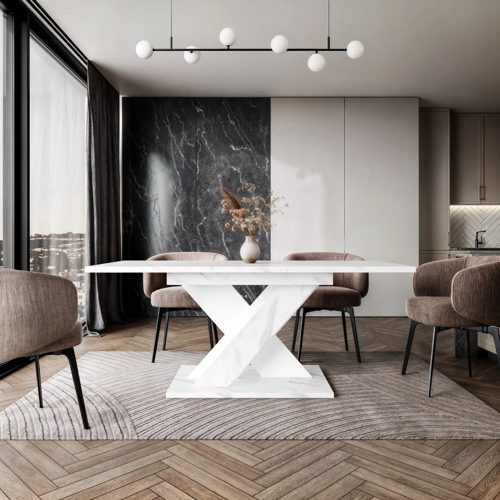 Prospero Rozkládací stůl TOXX 160 Kombinace barev: TOXX 160 table royal marble black