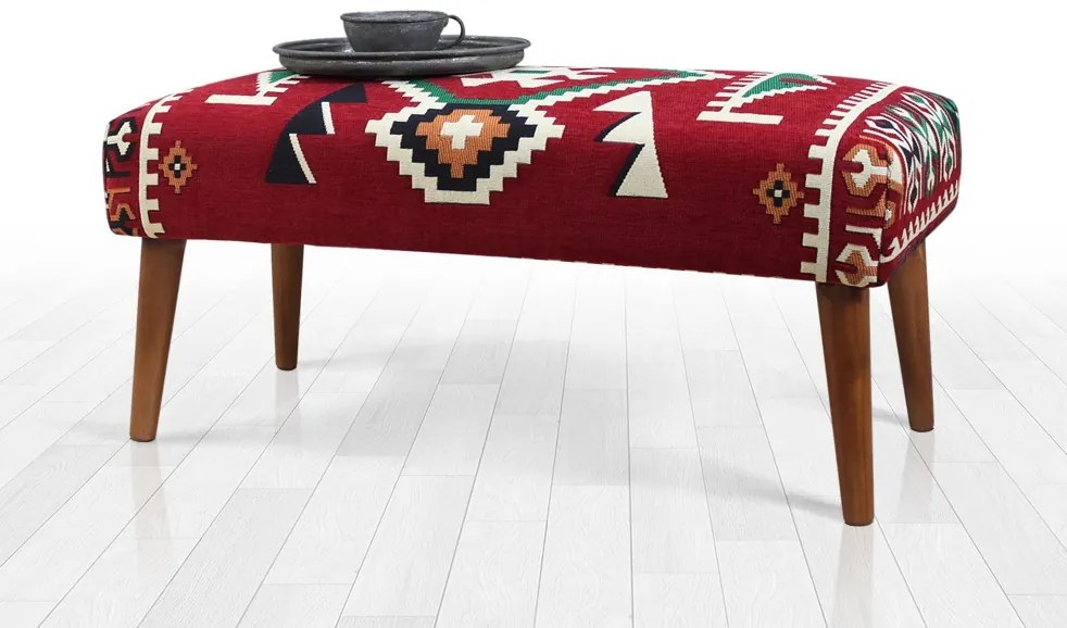 Atelier del Sofa Taburet Vezir - Red, Vícebarevná