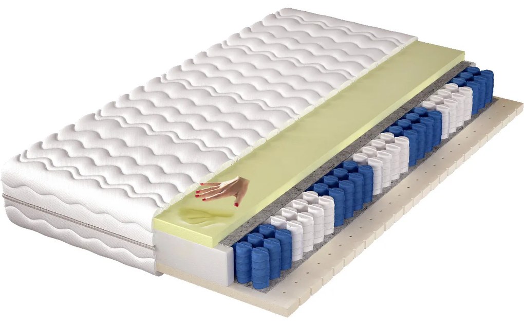 Matrace 180x200 LAGUNA pocket latex visco