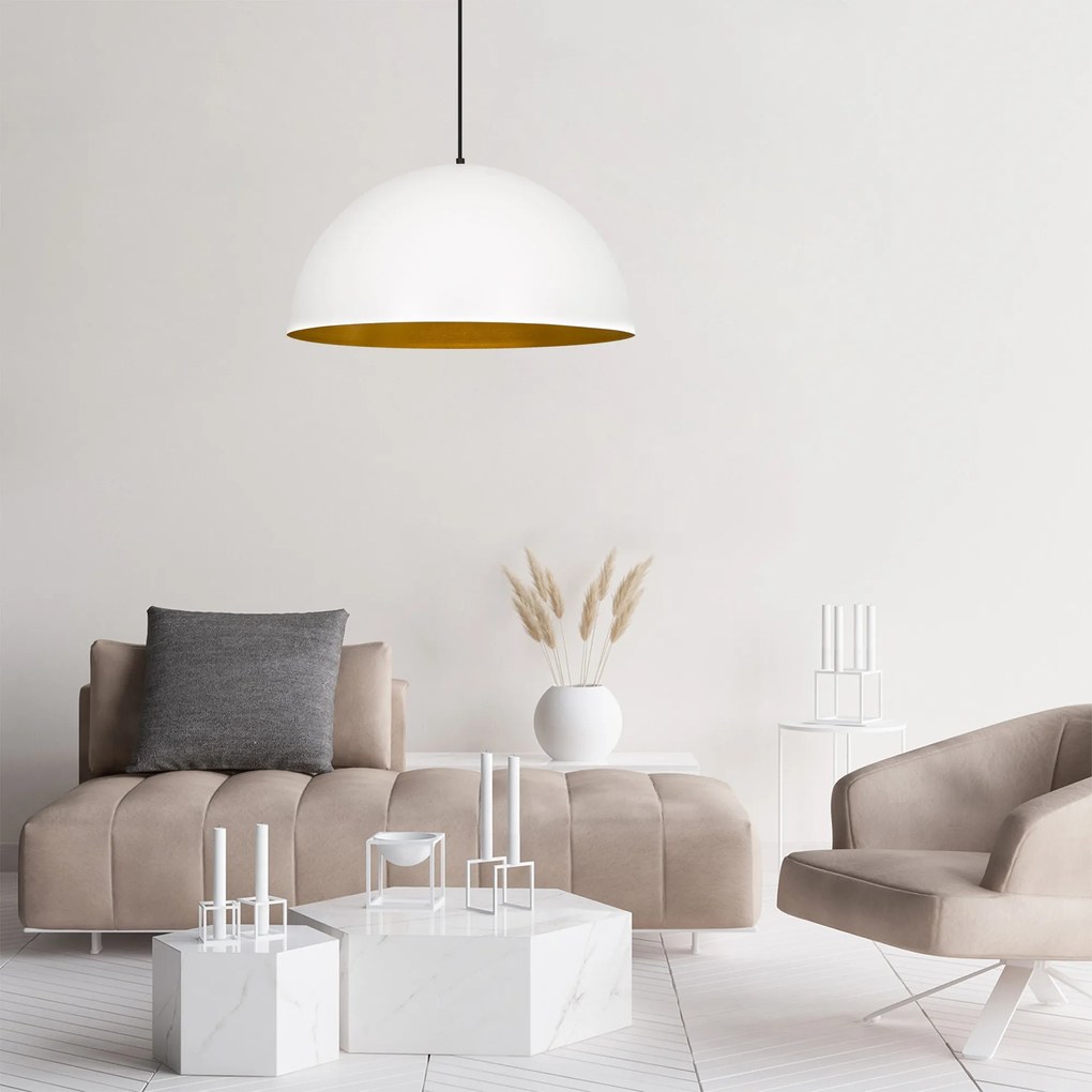 OPVIQ Závěsné světlo SIVANI bílé ø60 cm 892OPV1784