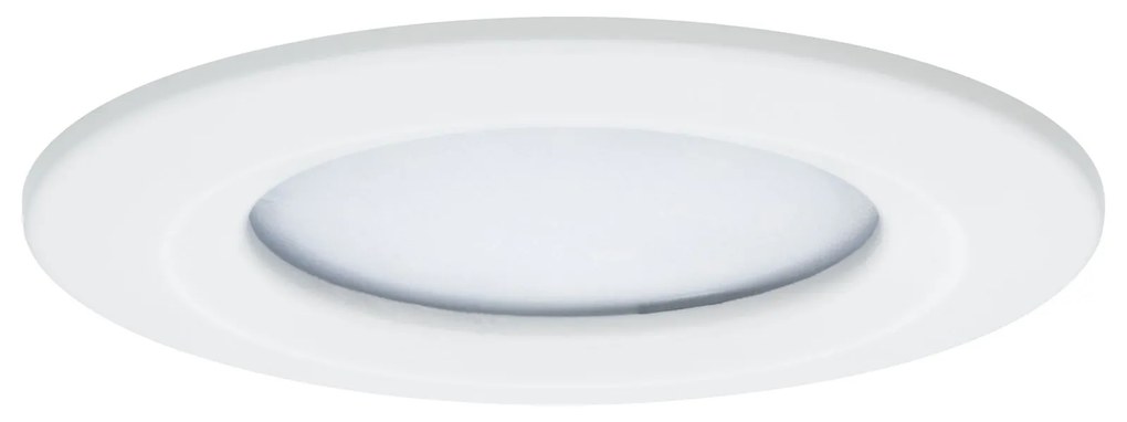 Paulmann 93870 Premium LED Slim Coin Satin, zápustná bodovka 3x6,8W LED 2700K stmívatelná, matná bílá, prům. 7,8cm, IP44