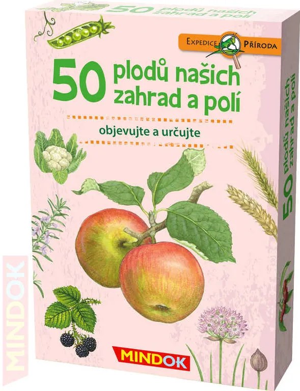 MINDOK HRA kvízová Expedice Příroda: 50 plodů našich zahrad a polí naučná mn345