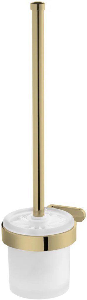 BISK Erga Nature Gold, nástěnný WC kartáč, zlatý lesklý, ERG-05911