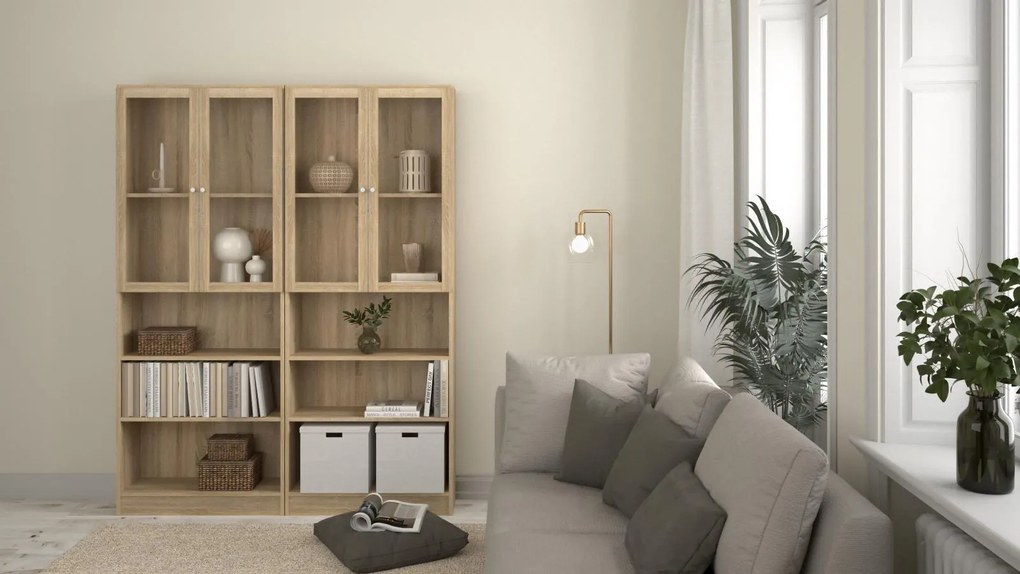 Tvilum Policový regál Bask 777 dub sonoma