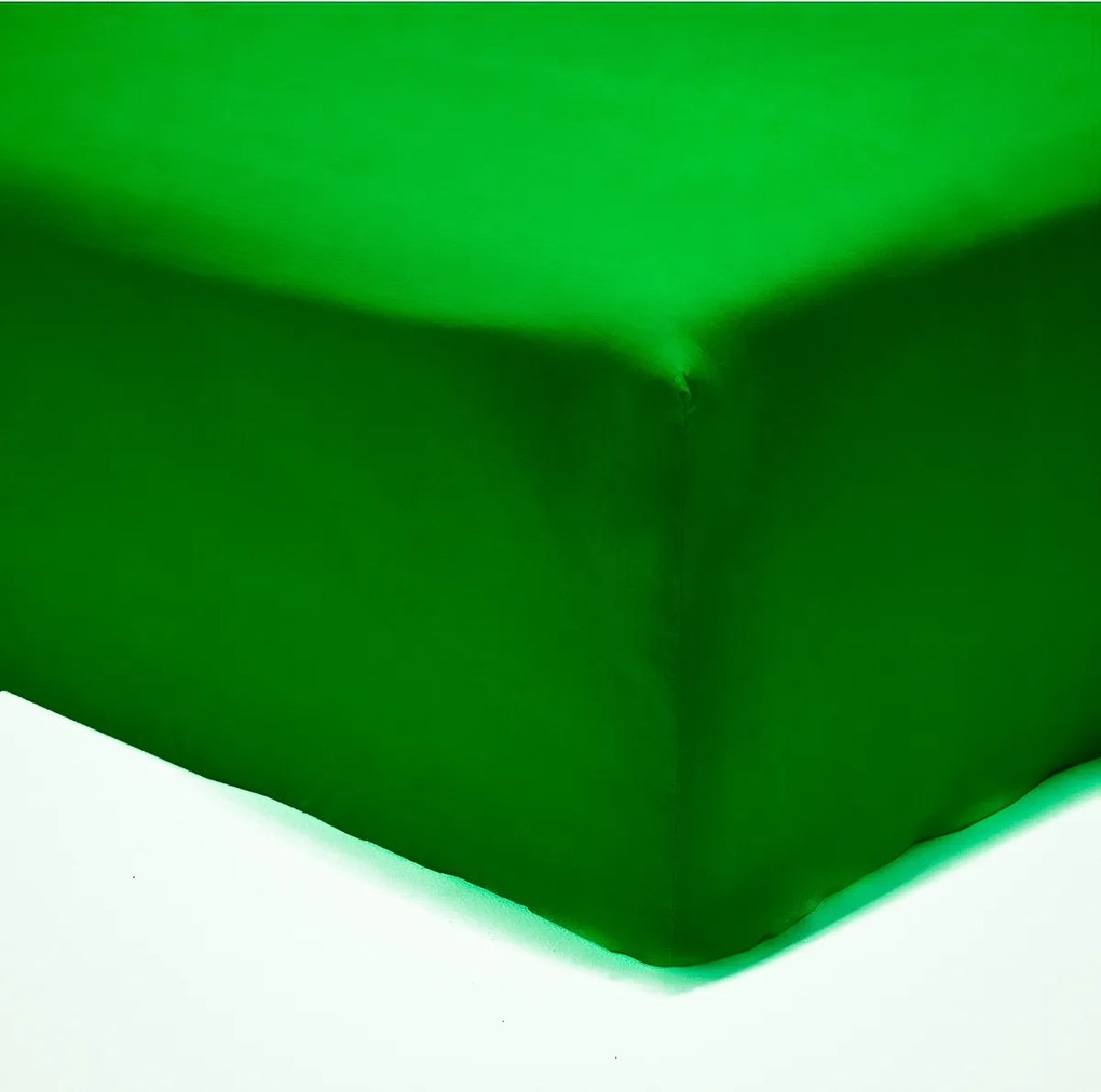 Polášek jersey prostěradlo 180x200cm, zelené