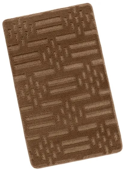 Bellatex koupelnová předložka BANY 60x100 cm Čárka hnědá