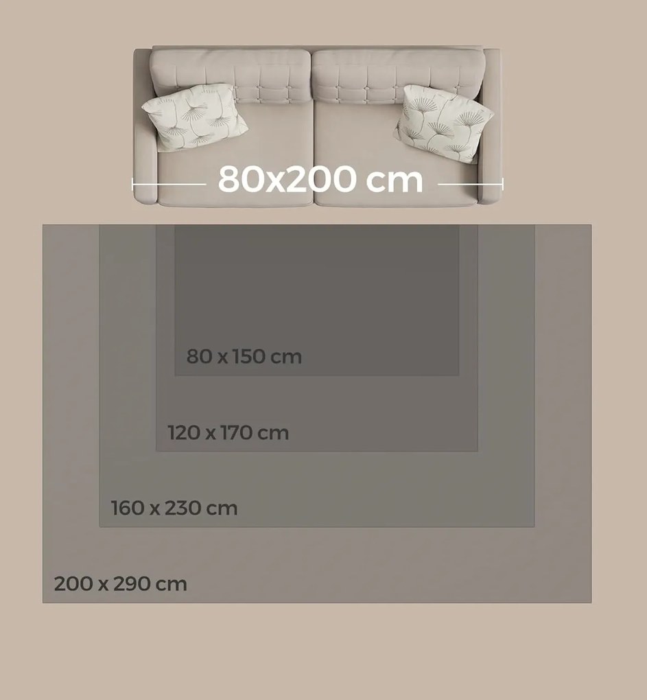 Koberec Darvin 160x230 cm tmavě šedý