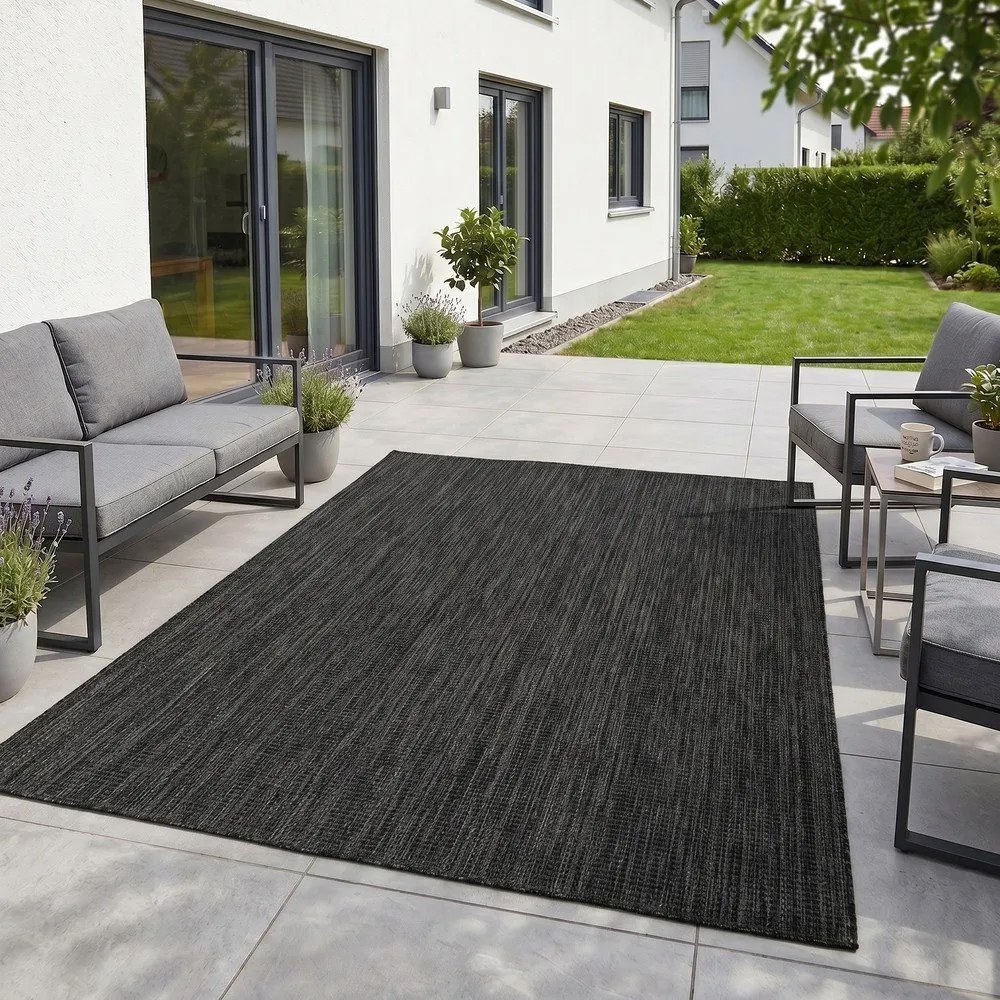 Černý vnitřní a venkovní koberec 240x340 cm Mira 1450 – Ayyildiz Carpets