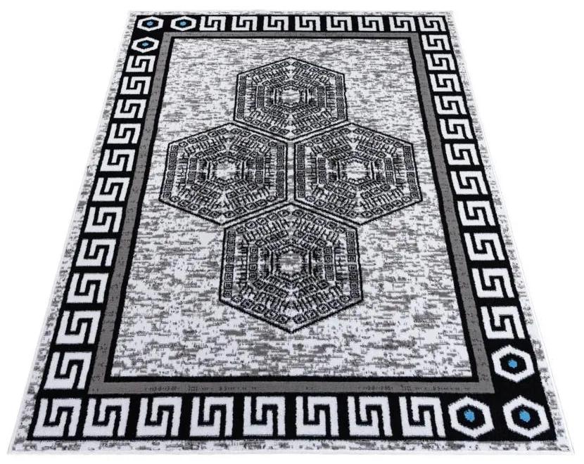 Kusový koberec PP Argos šedobílý 160x220cm