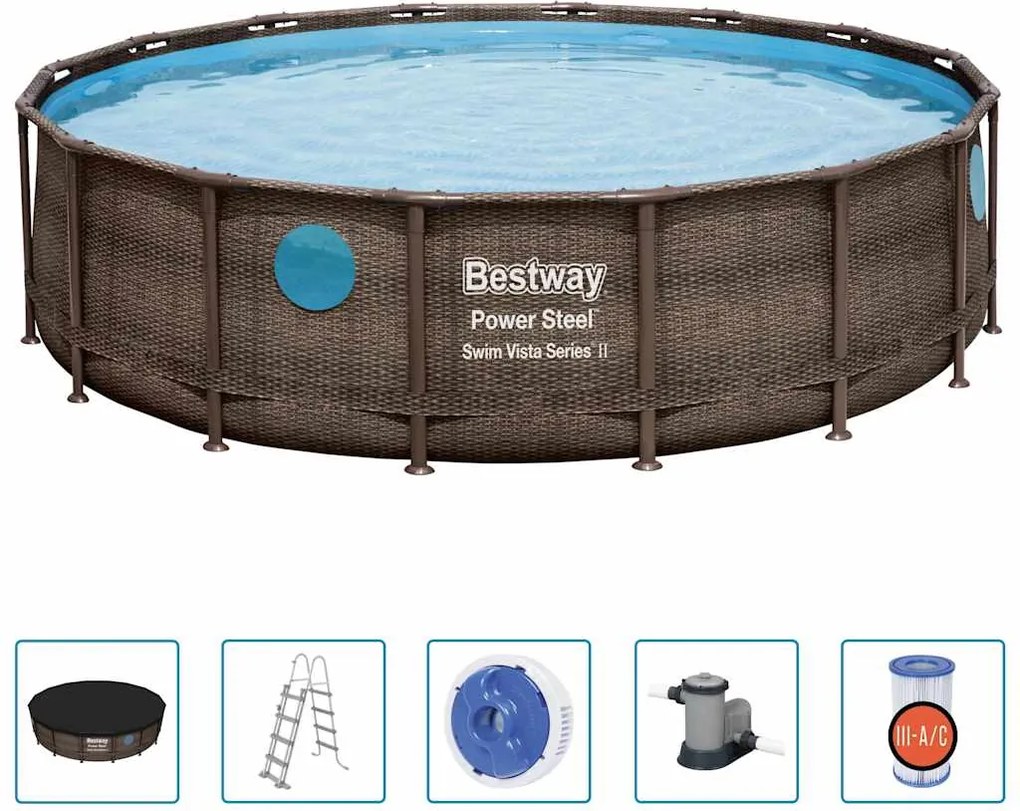 Bestway Power Steel Bazénový set 488 x 122 cm