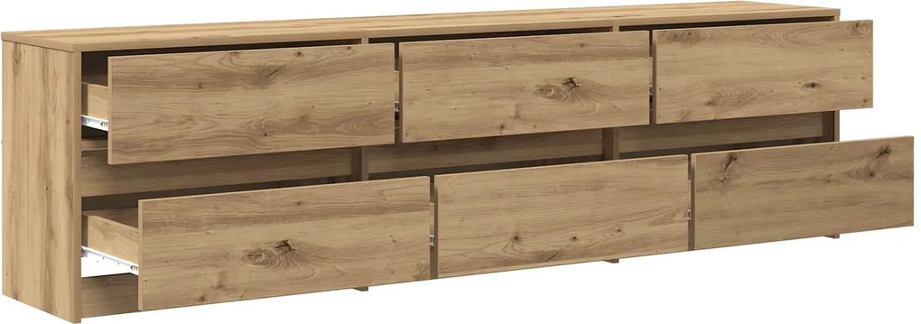 TV jednotky 2 ks Artisanový dub Kompozitní dřevo 3385629