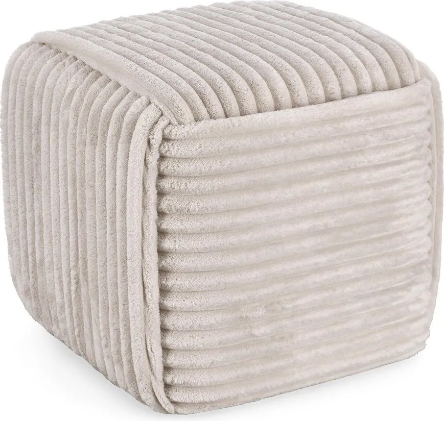 Světle šedý taburet Cube – Bizzotto