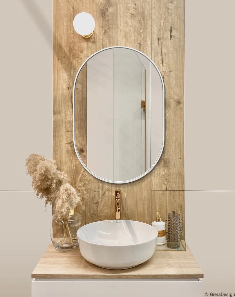 Zrcadlo Ambient Slim White Rozměr: 40 x 200 cm