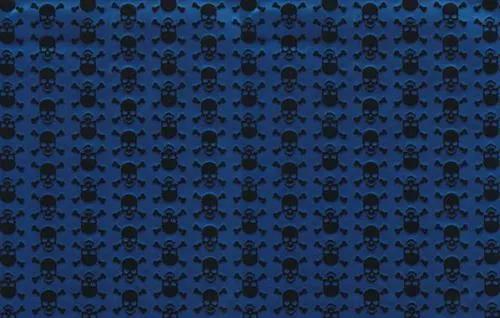 Samolepící tapety lebky modro-černé 45 cm x 15 m