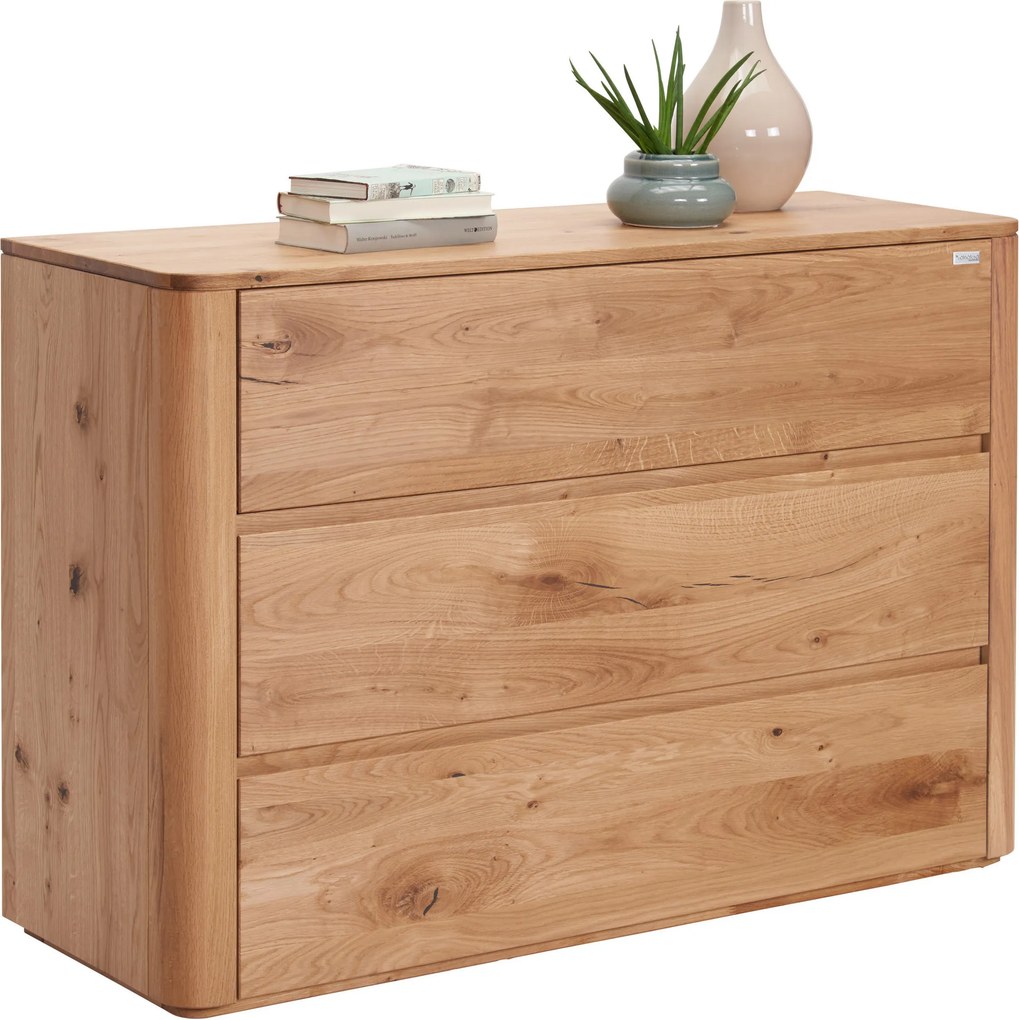 XXXLutz ŠIROKÁ KOMODA, divoký dub, barvy dubu, 120/82/42 cm Valnatura - Široké komody - 002054000205